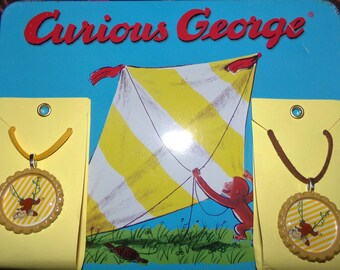 Curious George Happy Smile Face Colorful Bottlecap | Etsy