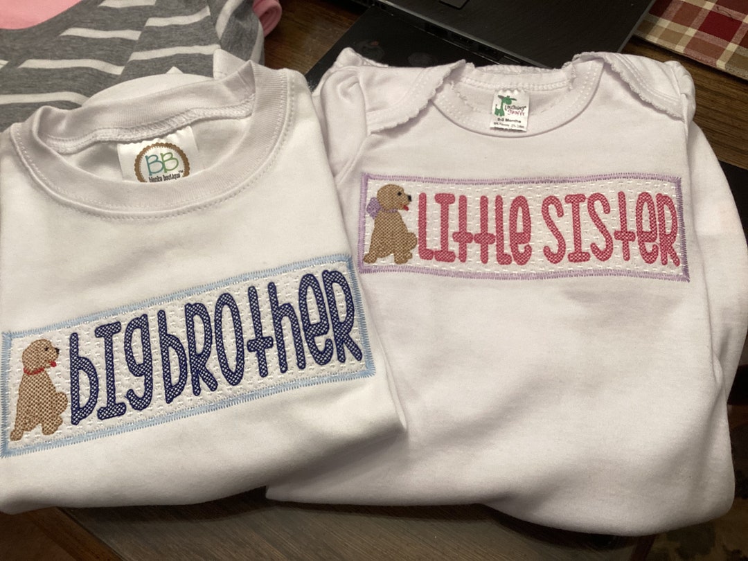 Big Brother, Little Sister Set, Newborn, Baby, Sibling Set - Etsy