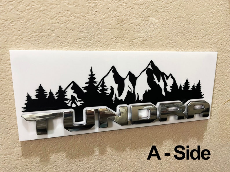 Tundra Mountain Decal (above Door Badge) - Etsy