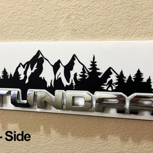 Tundra Mountain Decal (above Door Badge) - Etsy