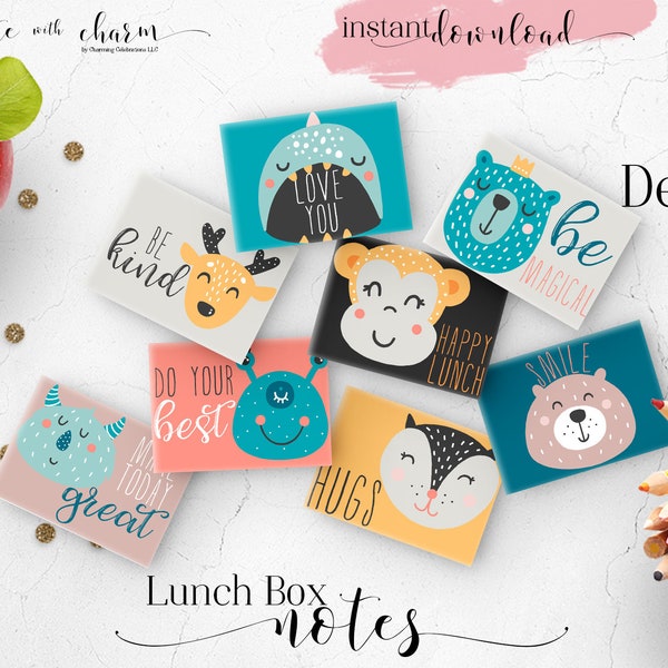 Lunch Box Cards - Etsy