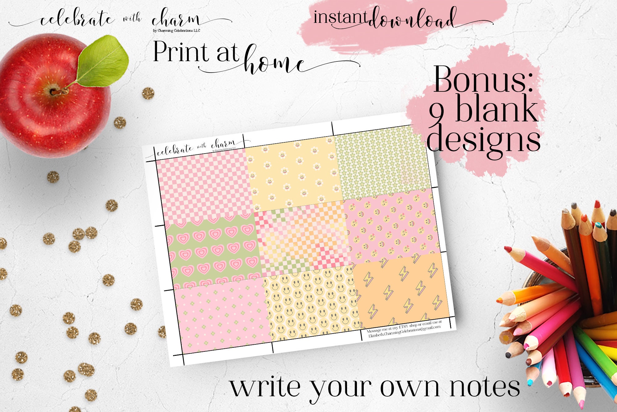 Groovy Retro Lunch Box Notes for Kids Back to School Notes ...