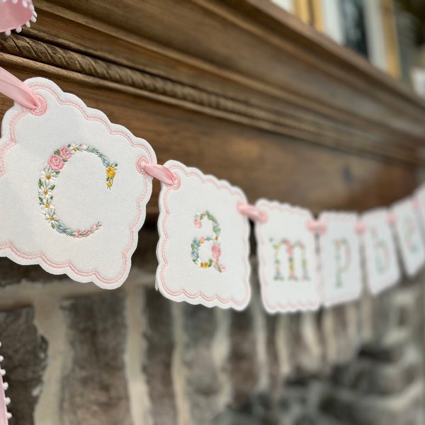 Baby Name Banner - Etsy