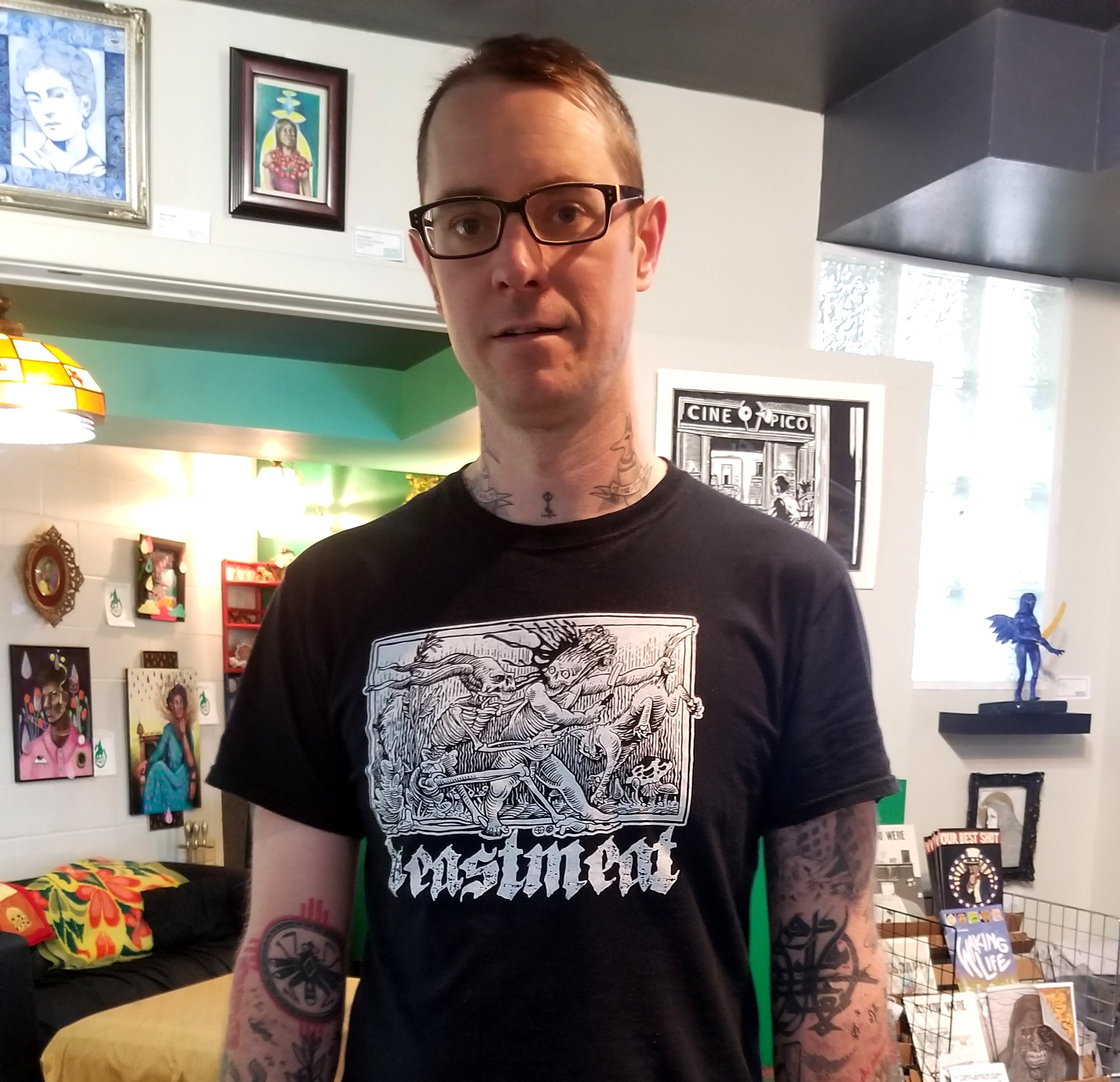 Demon Occult Medieval Woodcut Sacrifice - Etsy UK