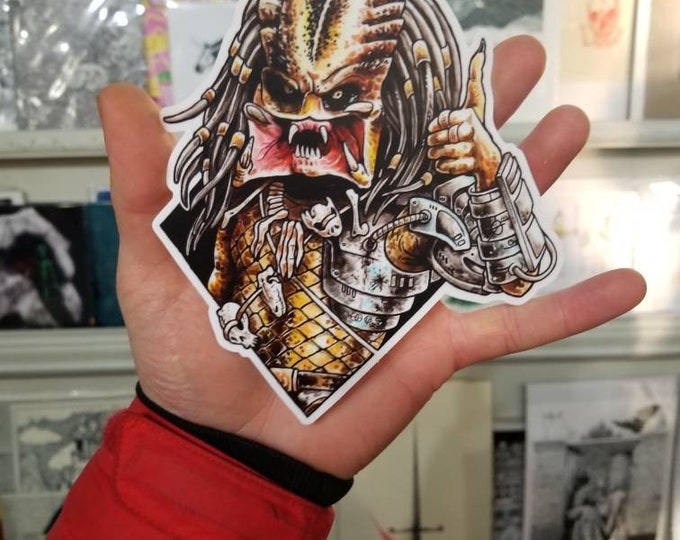 Predator Helmet Vinyl Decal - Etsy