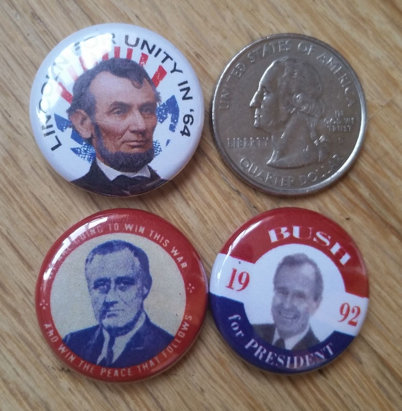 Franklin Delano Roosevelt FDR Genuine Imitation Campaign Button - Etsy