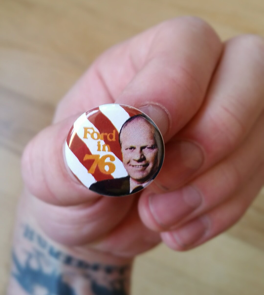 1976 Gerald Ford Genuine Imitation Campaign Button - Etsy Canada