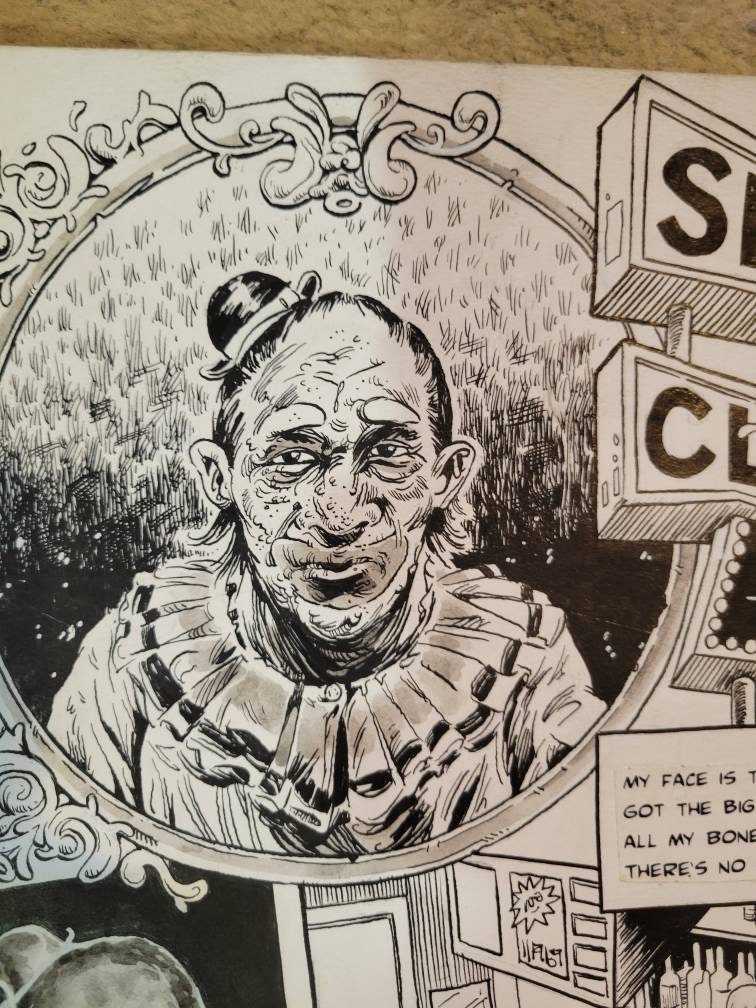 Small Clown original comic illustration | Etsy