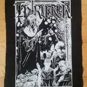 Insect Nun Black Metal Demon Back Patch - Etsy