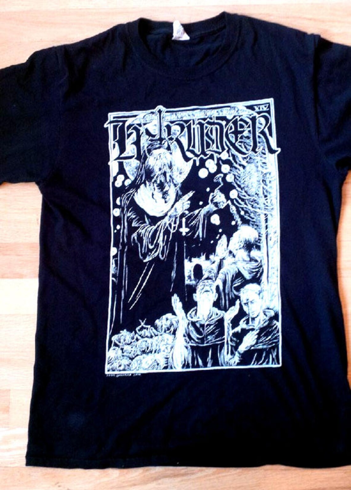 Occult Insect Nun Black Metal Shirt - Etsy
