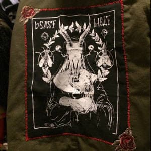 Satanic Goat Nun Black Metal Back Patch - Etsy