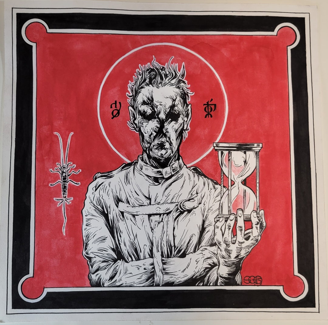 Patron Saint Death Horror Original Illustration - Etsy
