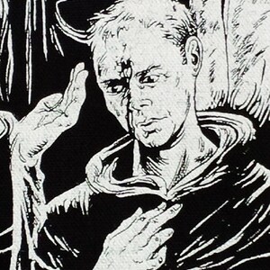 Insect Nun Black Metal Demon Back Patch - Etsy