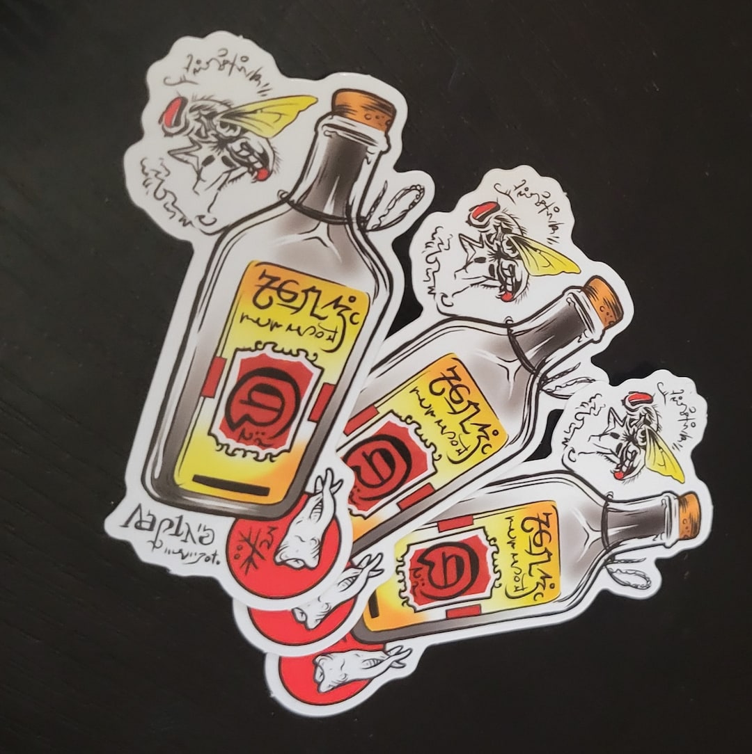Witch Bottle Tooth Sticker - Etsy