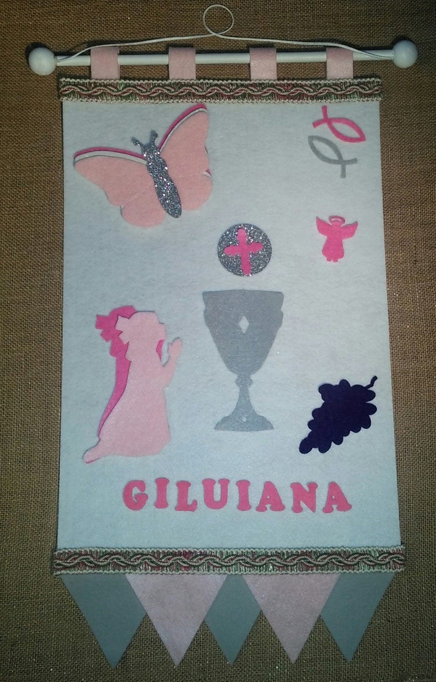 Communion Felt Banner Kits in the Pink - Etsy