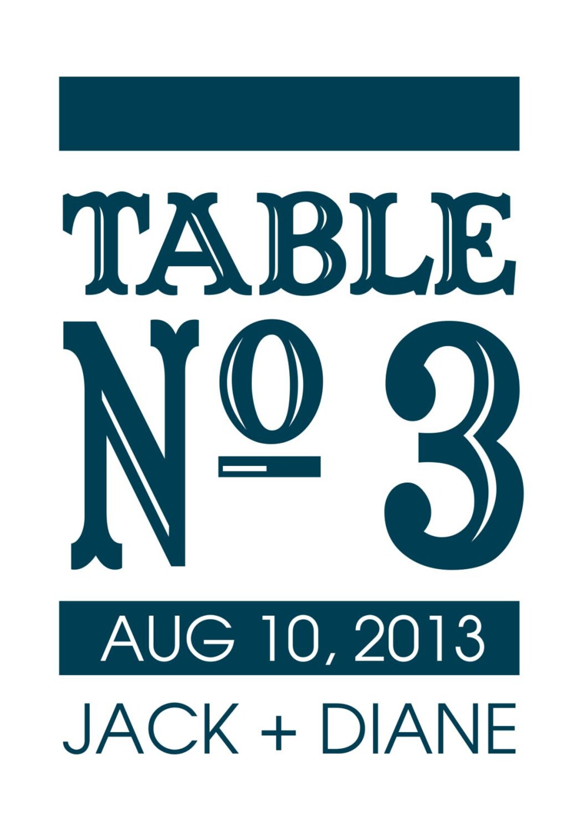 12 Custom Table Number Bottle Label - Etsy