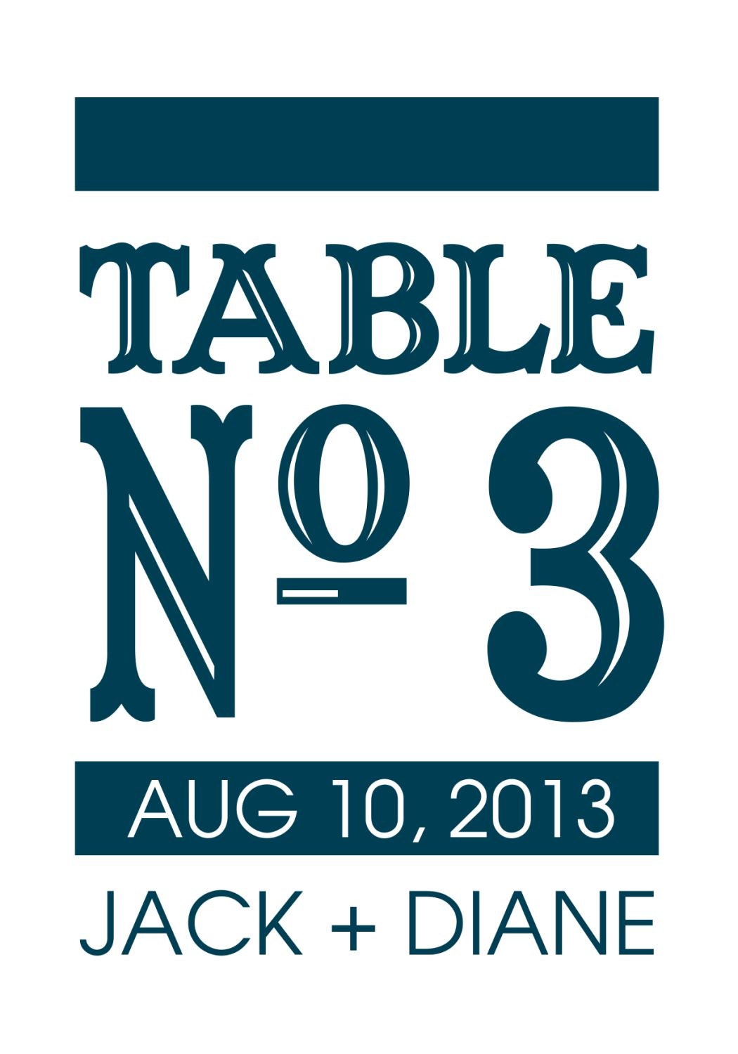 12 Custom Table Number Bottle Label - Etsy