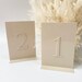 FROSTED PERSPEX Table Numbers Perspex Acrylic Perspex Table Numbers ...