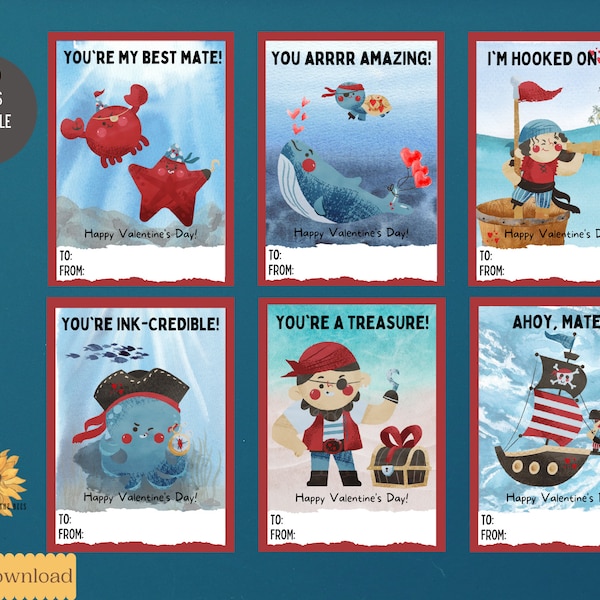 Pirate Valentine - Etsy