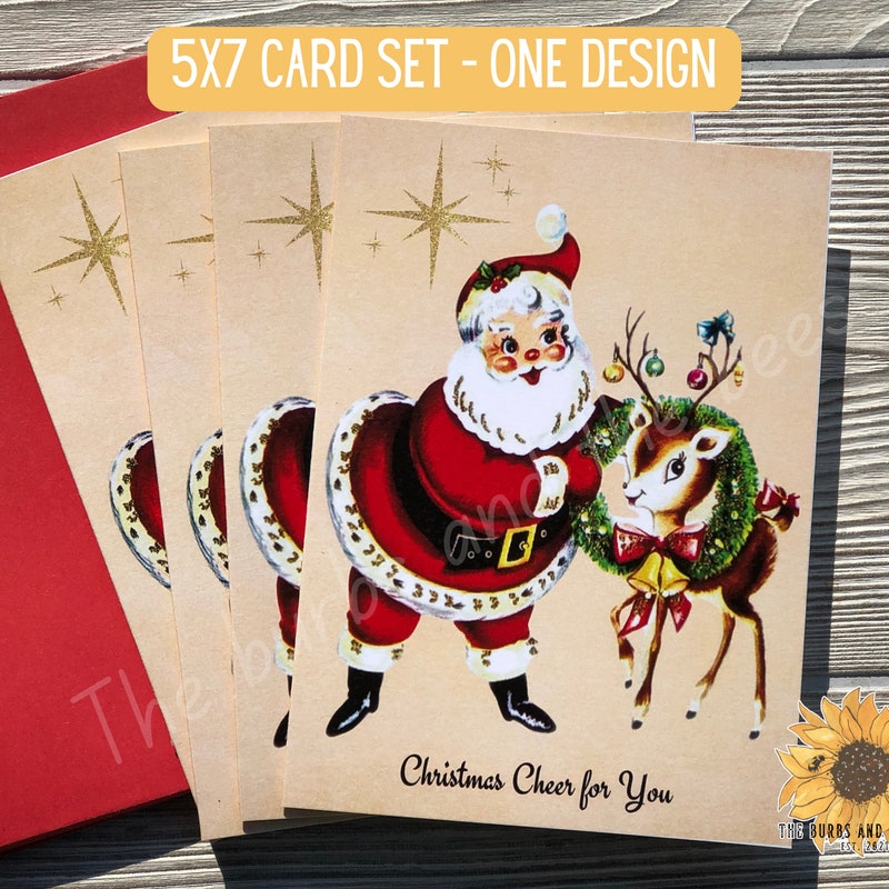 Vintage Style Card - Etsy