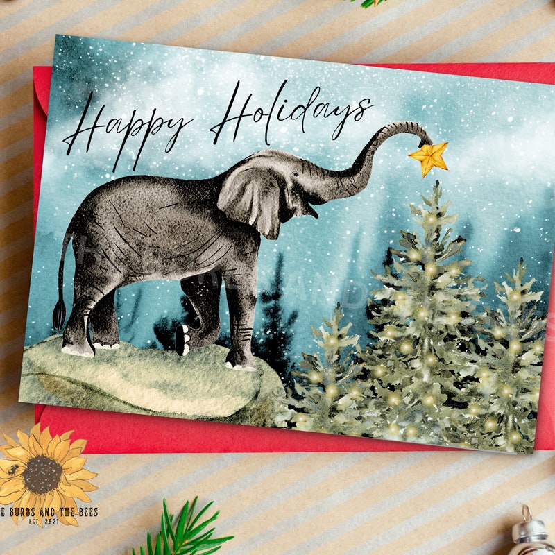 Elephant Cards - Etsy