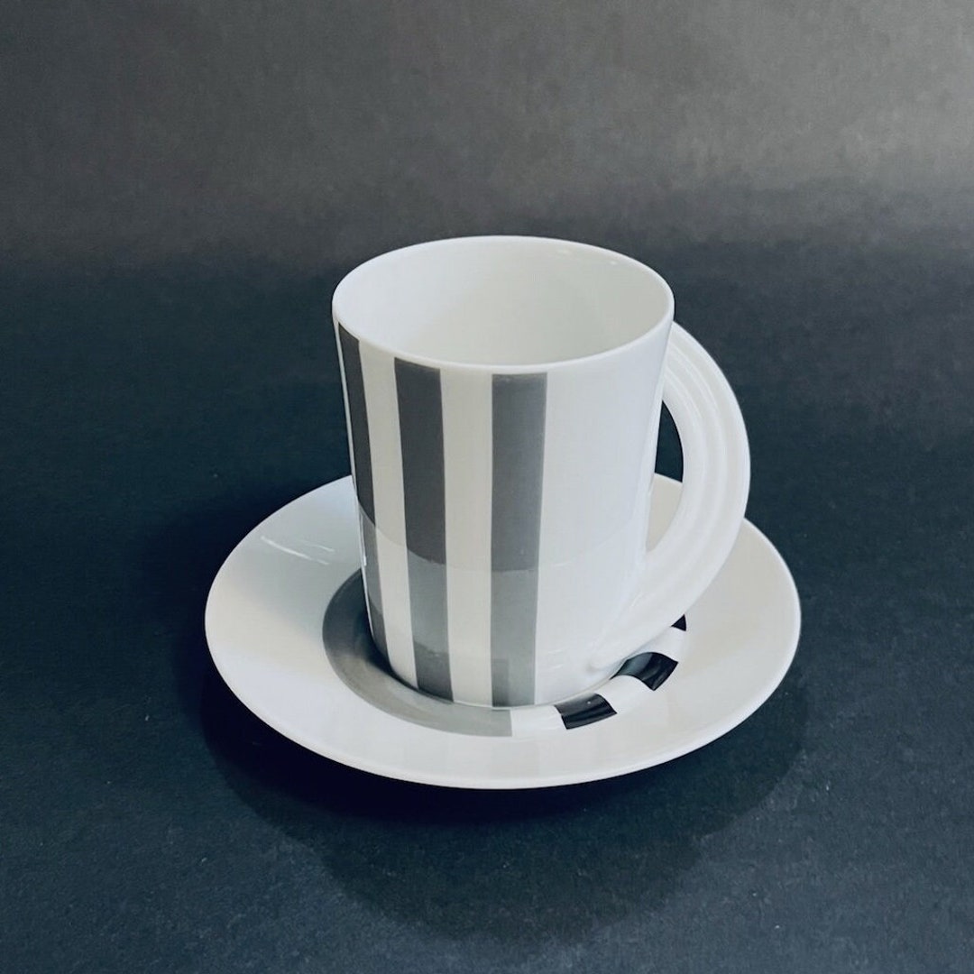 Mario Bellini Cupola Strada Coffee Cup Saucer Set Rosenthal, Germany ...