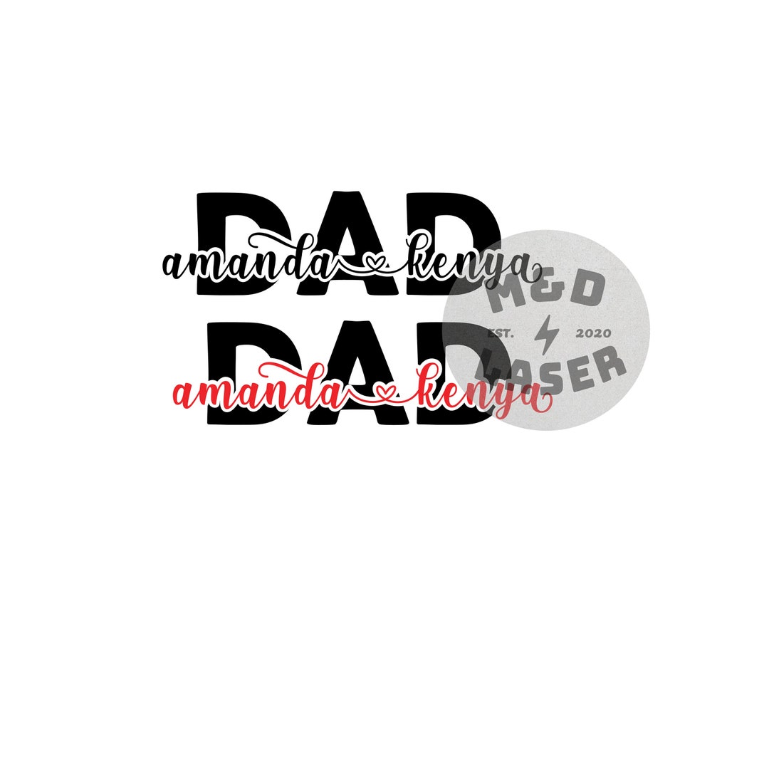 Dad Knockout SVG - Etsy