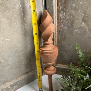 Mahogany Finials Pair Gorgeous. Solid Wood - Etsy