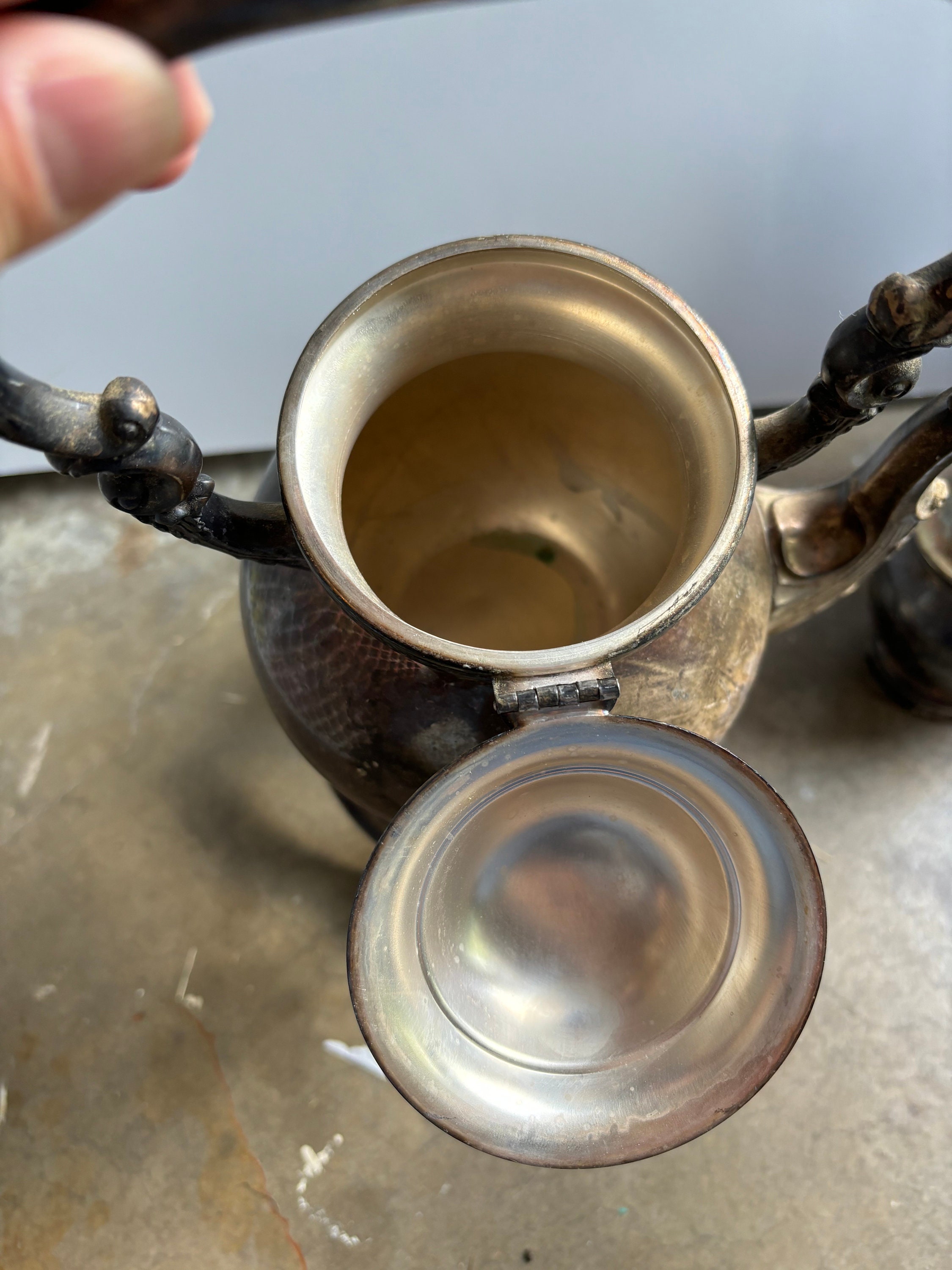 Beautiful Tipping Teapot , Sugar Dish and Traditional Teapot Trademark ...