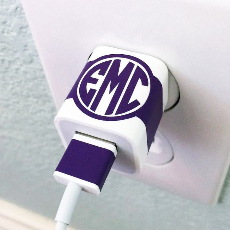 iPhone Charger Decal - Etsy