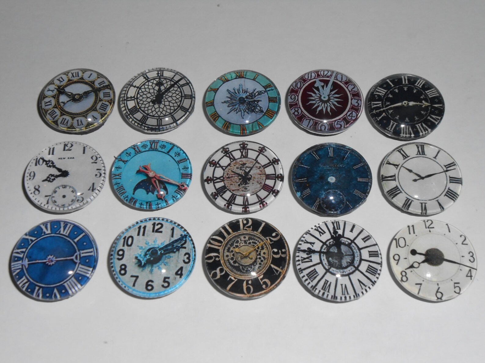 Designer Refrigerator Magnets Clock / Watch Face Set 2 - Etsy