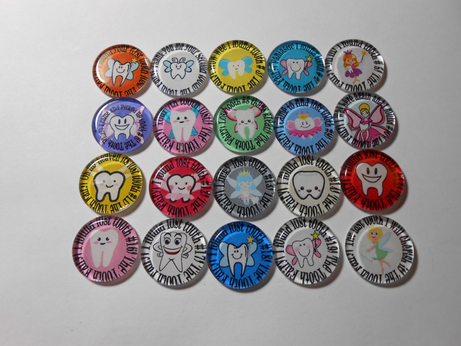 Tooth Fairy Custom Made Tokens - Magnets or Bottle Caps - Etsy