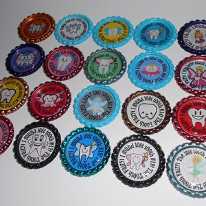 Tooth Fairy Custom Made Tokens - Magnets or Bottle Caps - Etsy