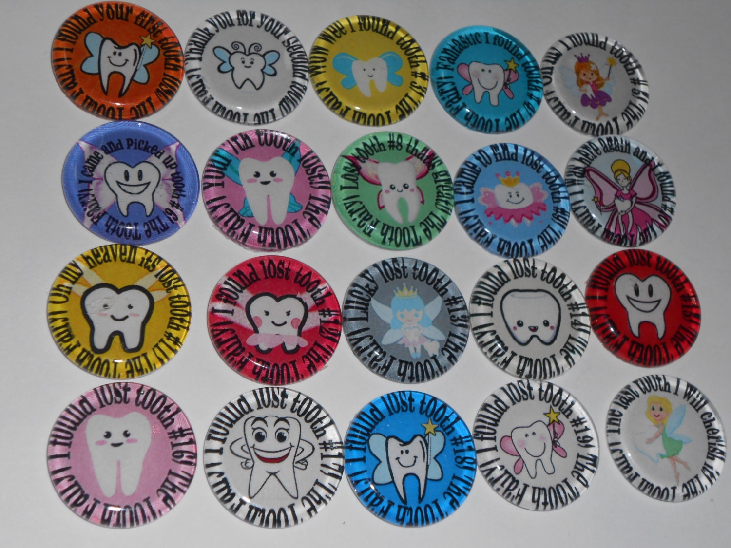 Tooth Fairy Custom Made Tokens - Magnets or Bottle Caps - Etsy