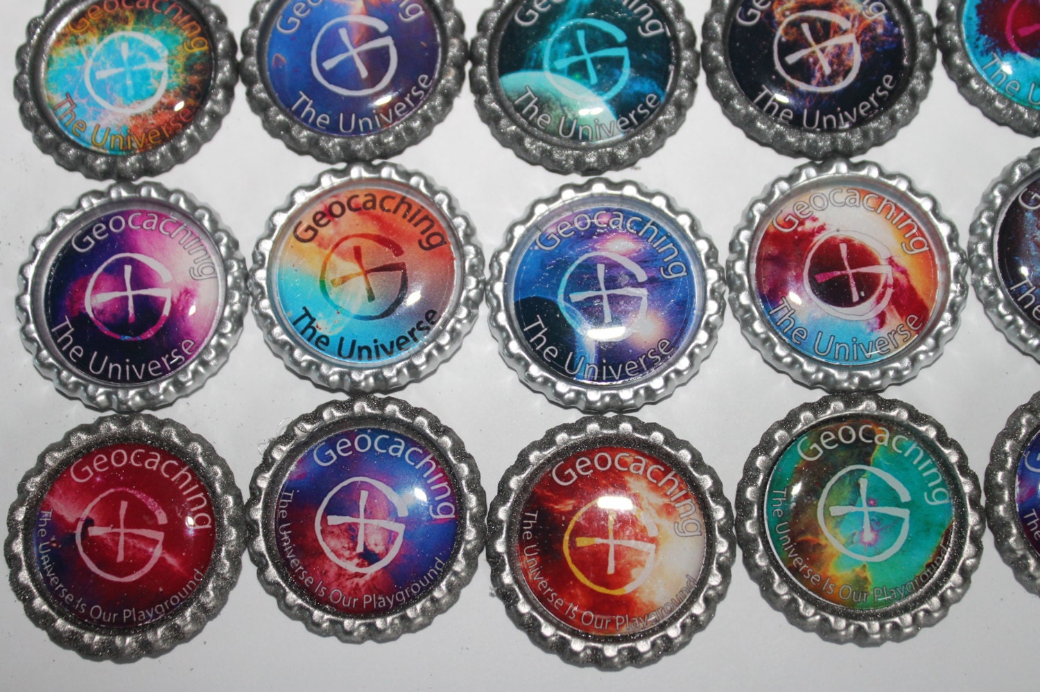Geocaching Bottle Cap Coin Trade Items Geocaching the - Etsy