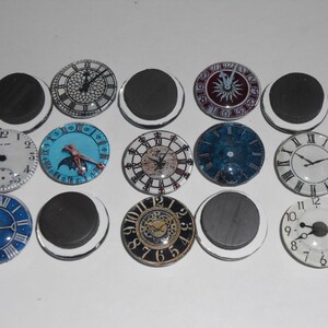 Designer Refrigerator Magnets - Clock / Watch Face Set 2 - Etsy