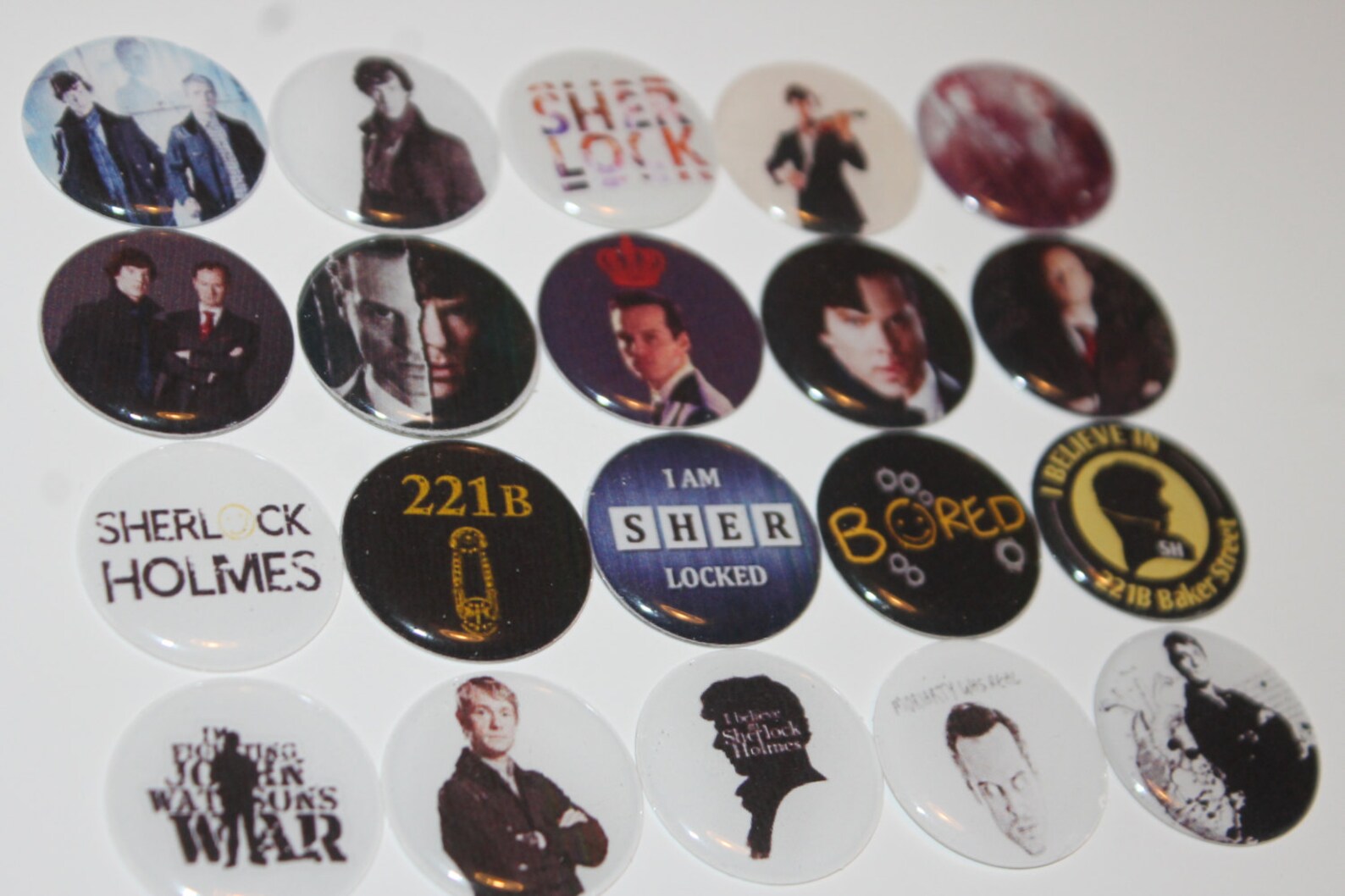 Sherlock Holmes Trade Items 24 Piece 1 Domed Magnet | Etsy