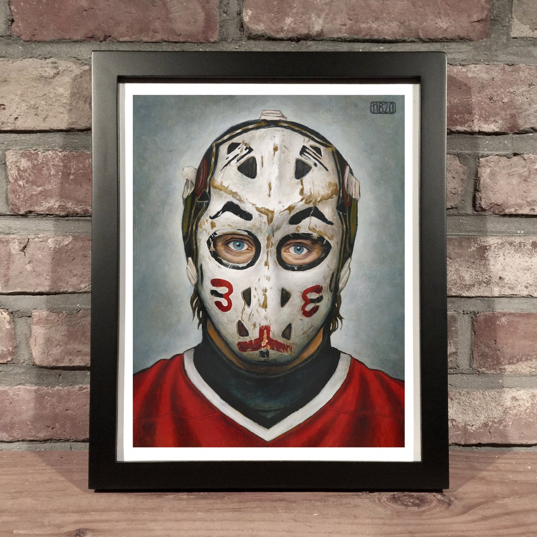 MURRAY BANNERMAN MASK // Oil Painting [chicago Blackhawks, Vintage ...