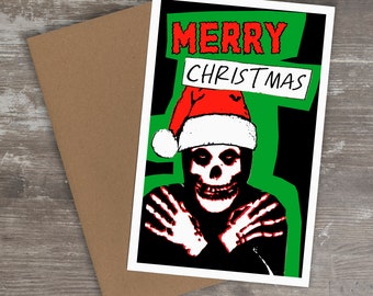 Horror Christmas Card - Etsy