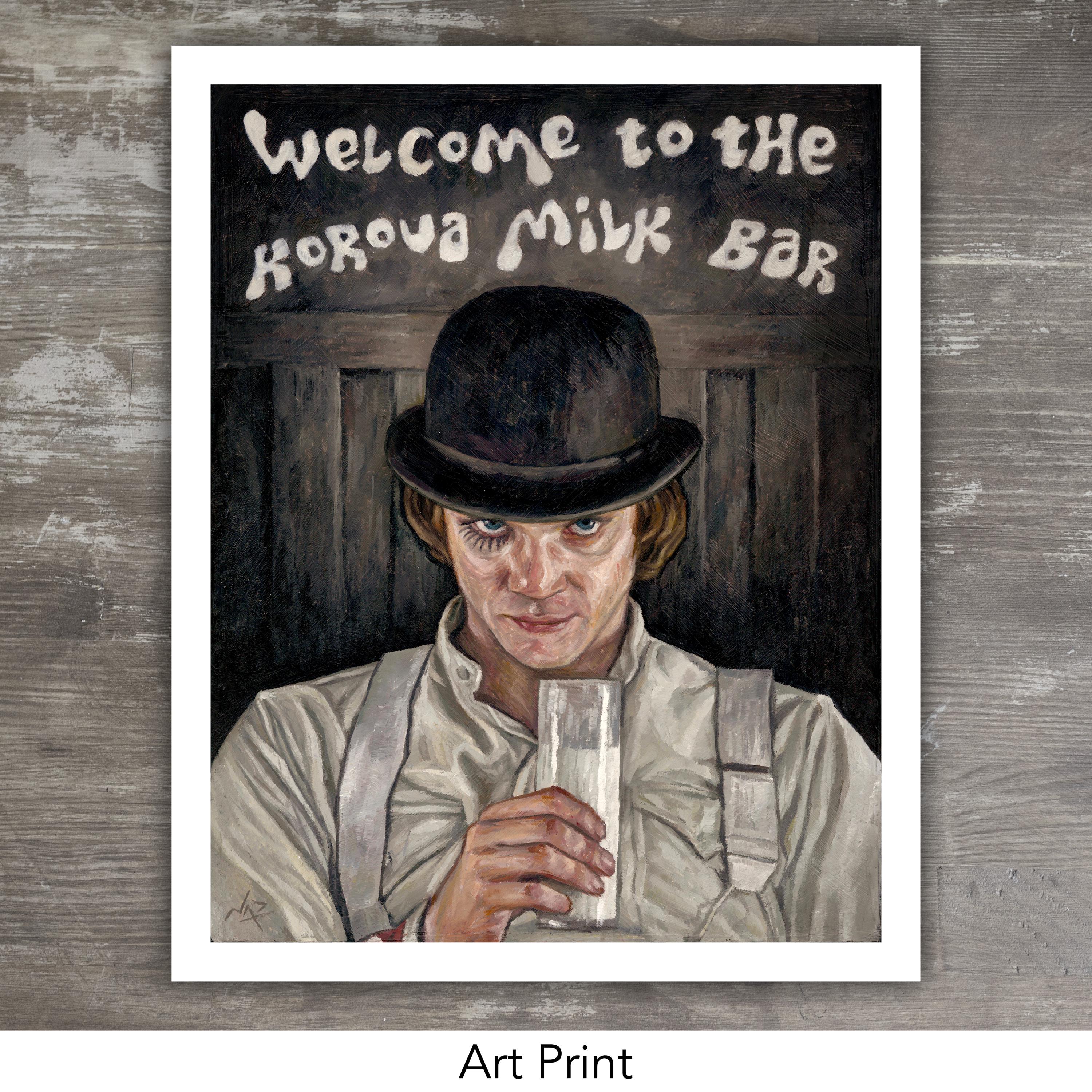 A Clockwork Orange Art Print: Korova Milk Bar (kubrick Movie Inspired ...