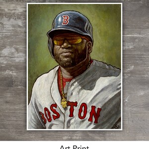 DAVID ORTIZ // Oil Painting - Art Print - Etsy