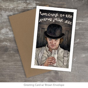 A Clockwork Orange Art Print: Korova Milk Bar (kubrick Movie Inspired ...