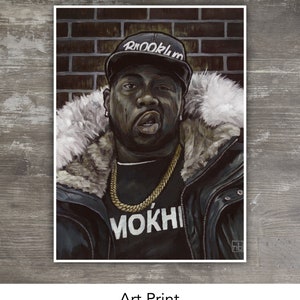 Art Print // CONWAY THE MACHINE Oil Painting - Etsy