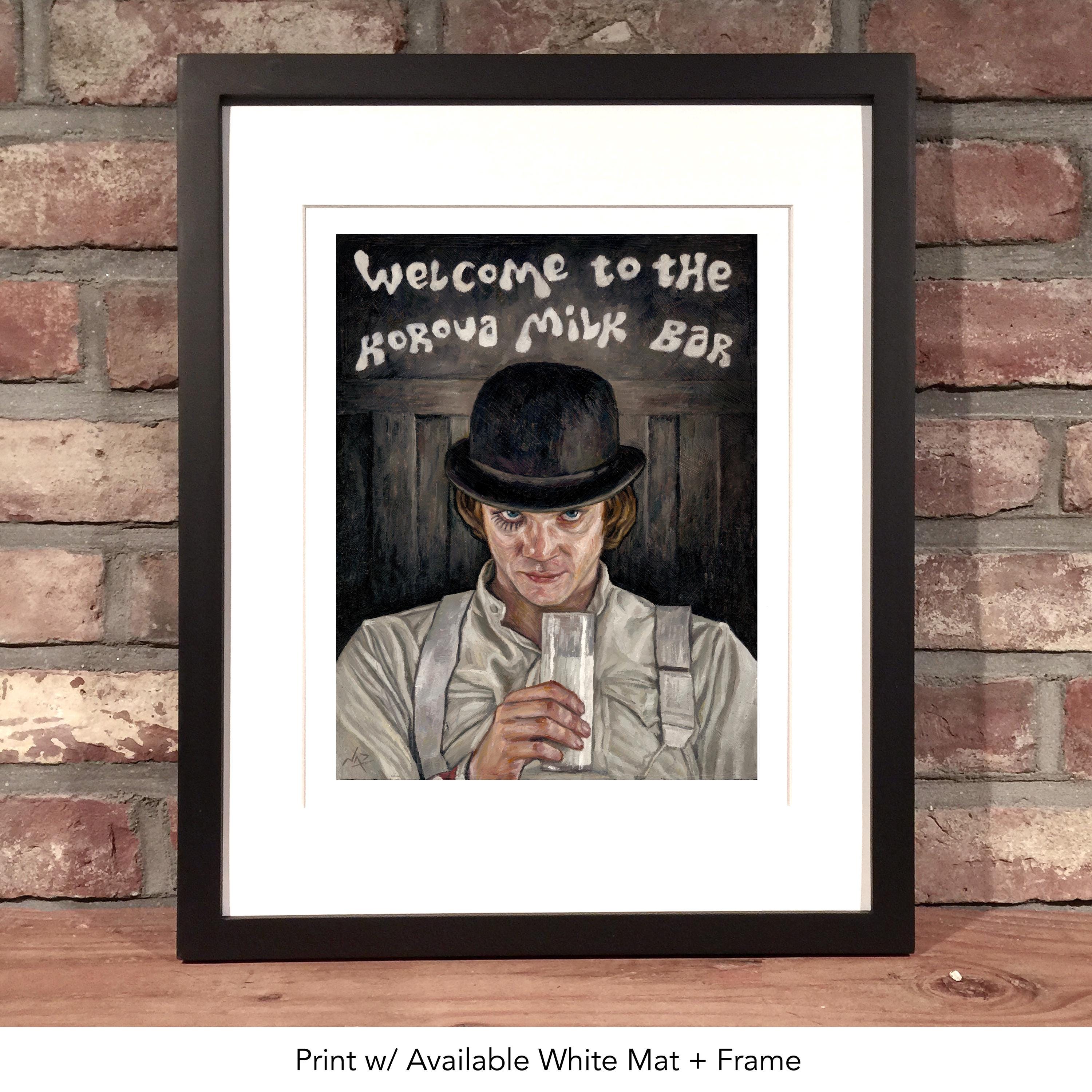 A Clockwork Orange Art Print: Korova Milk Bar (kubrick Movie Inspired ...