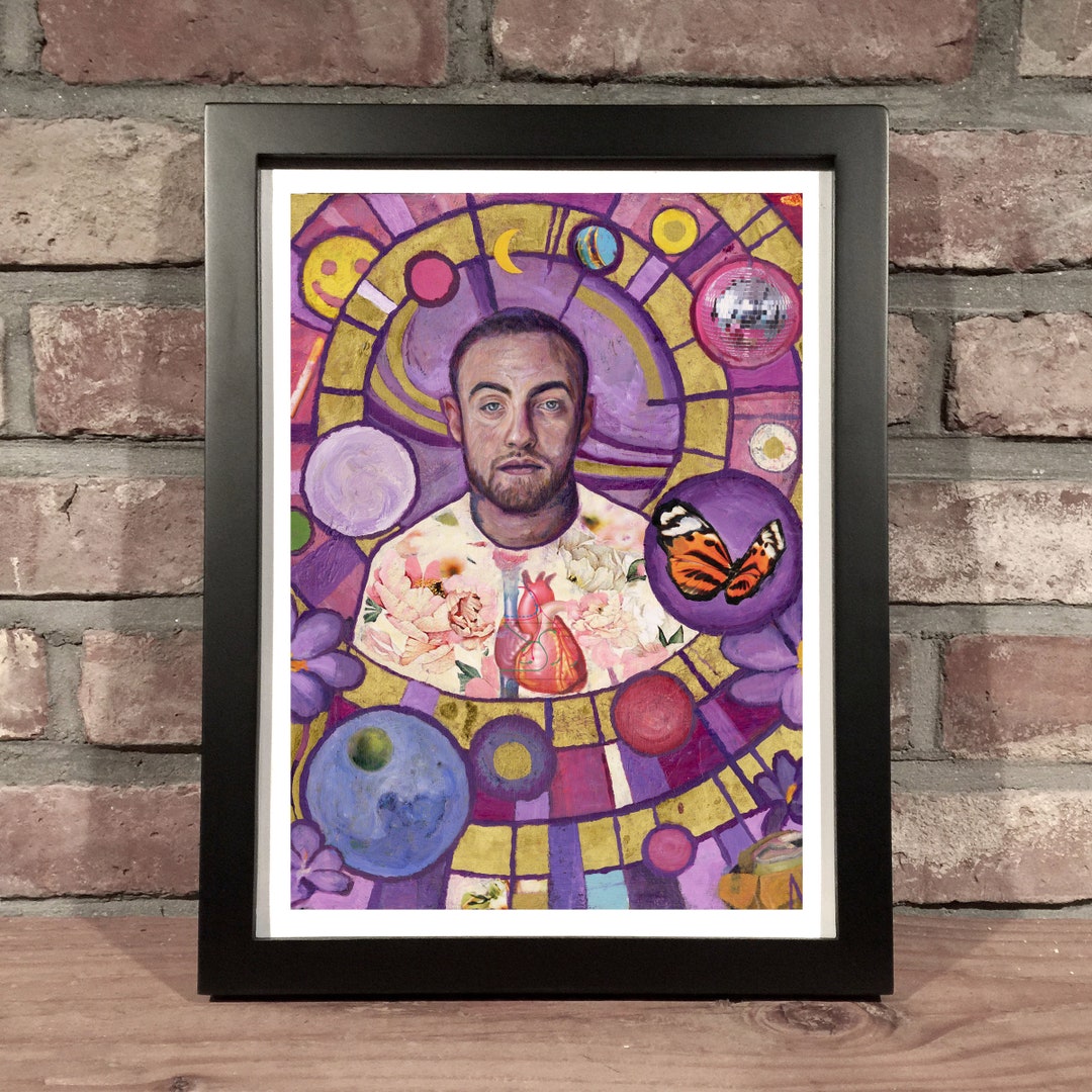 MAC MILLER // Oil Painting Art Print - Etsy