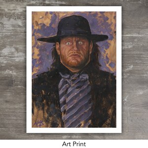 THE UNDERTAKER // Oil Painting - Art Print - Etsy