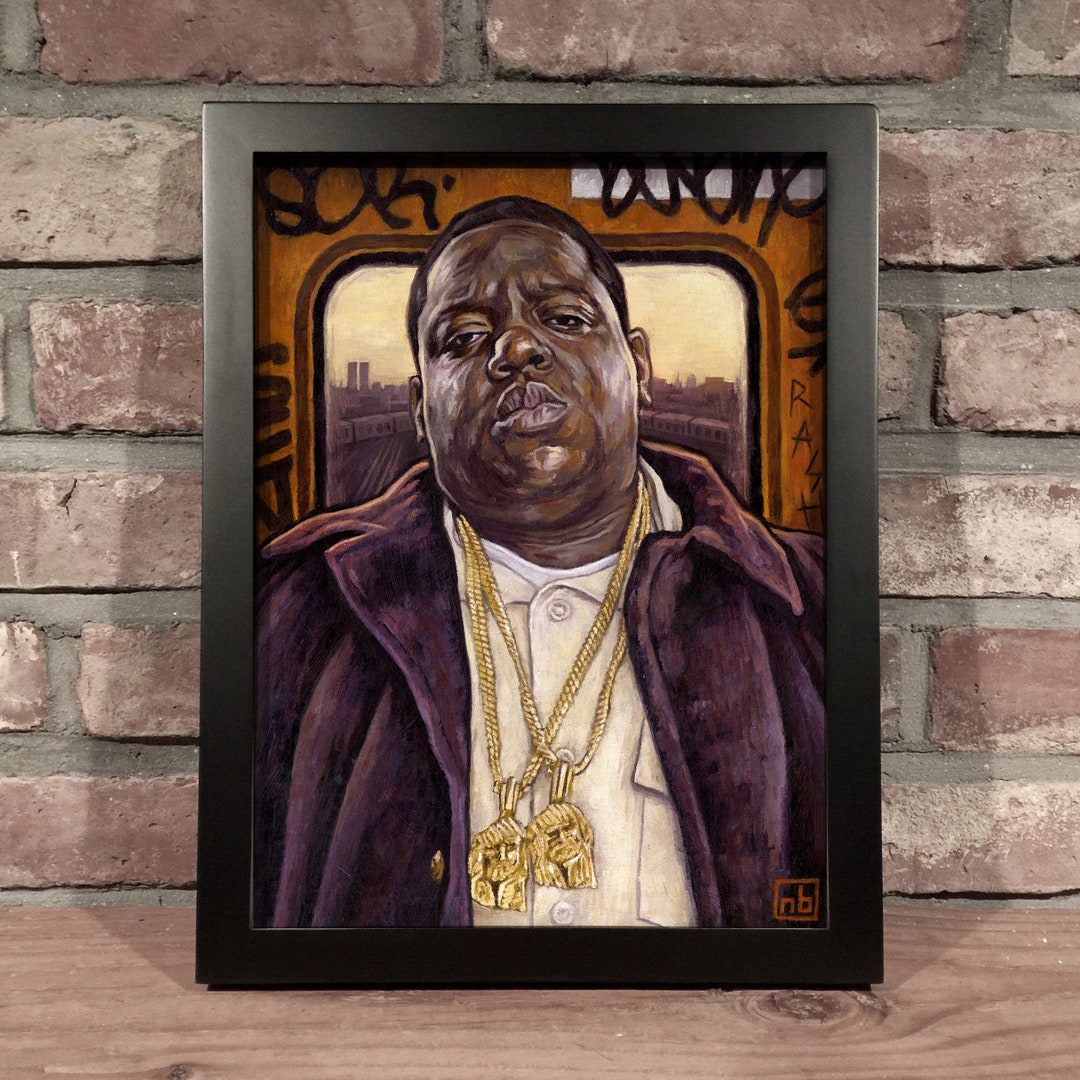 NOTORIOUS BIG // Oil Painting // (biggie Smalls, B.I.G.) - Art Print - Etsy