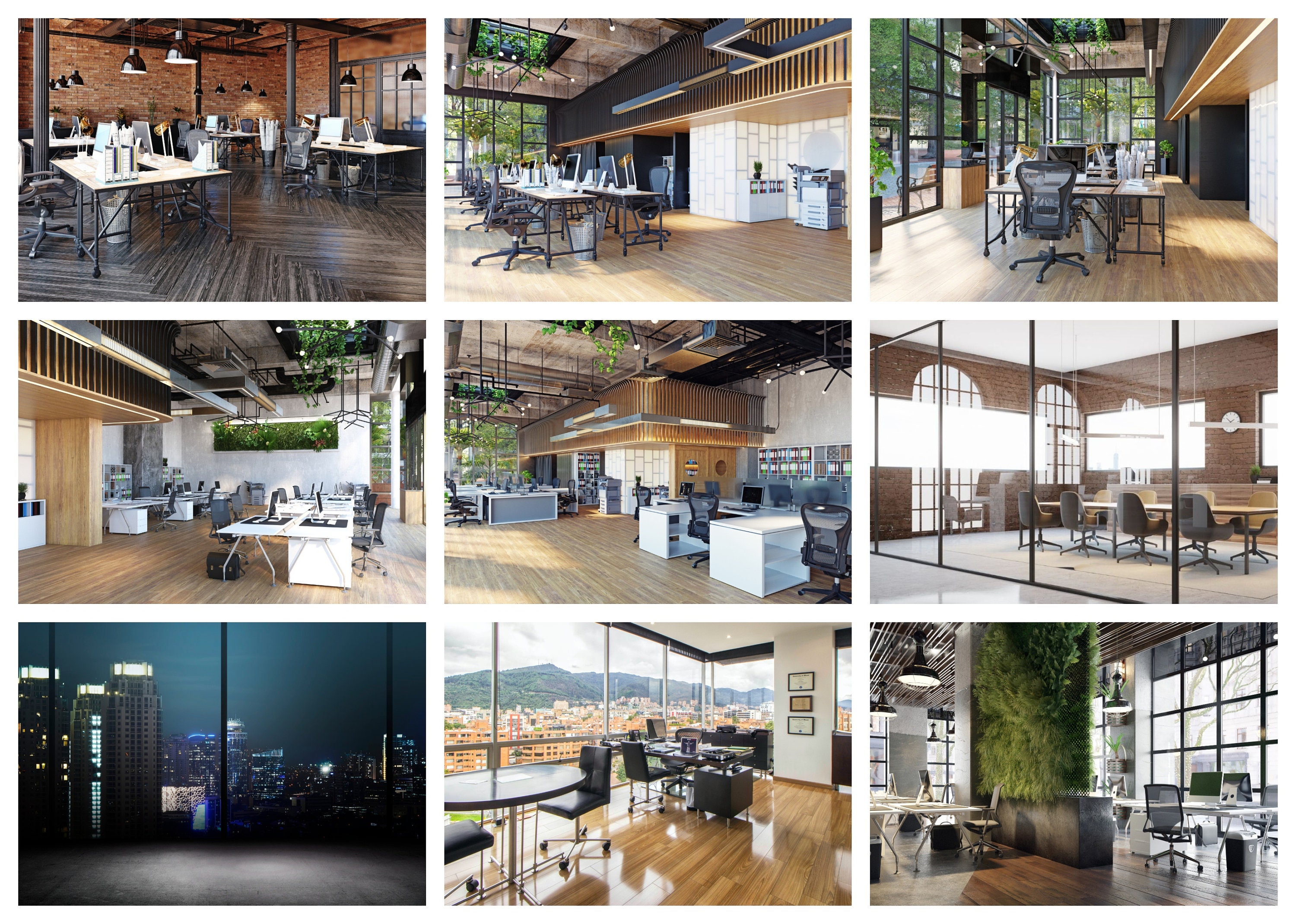 9 Modern Office Virtual Backgrounds Microsoft Teams, Zoom , Google Meet ...