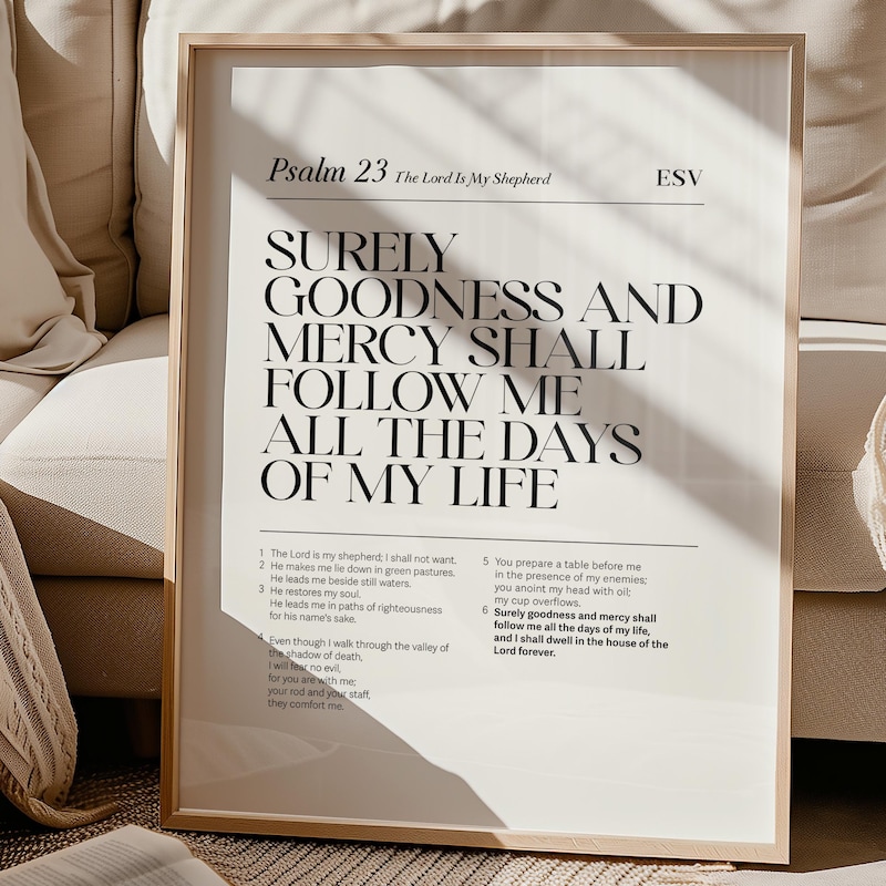 Psalm 3 Esv - Etsy UK