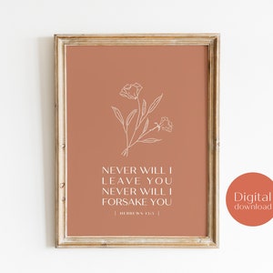 Set of 12 Boho Christian Printable Wall Art Designs, Instant Download ...